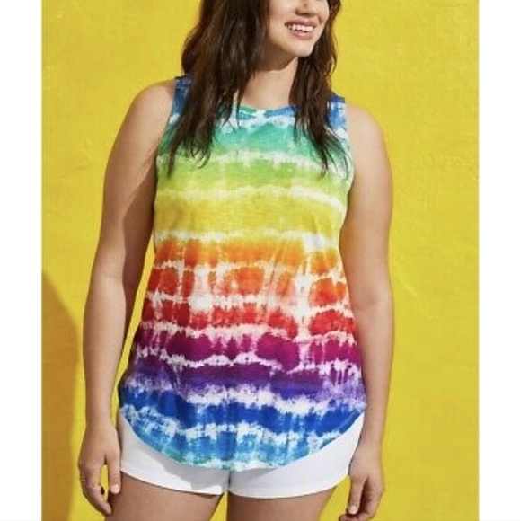 torrid | Tops | Sold Out Online Torrid Celebrate Love Pride Tank Cotton ...